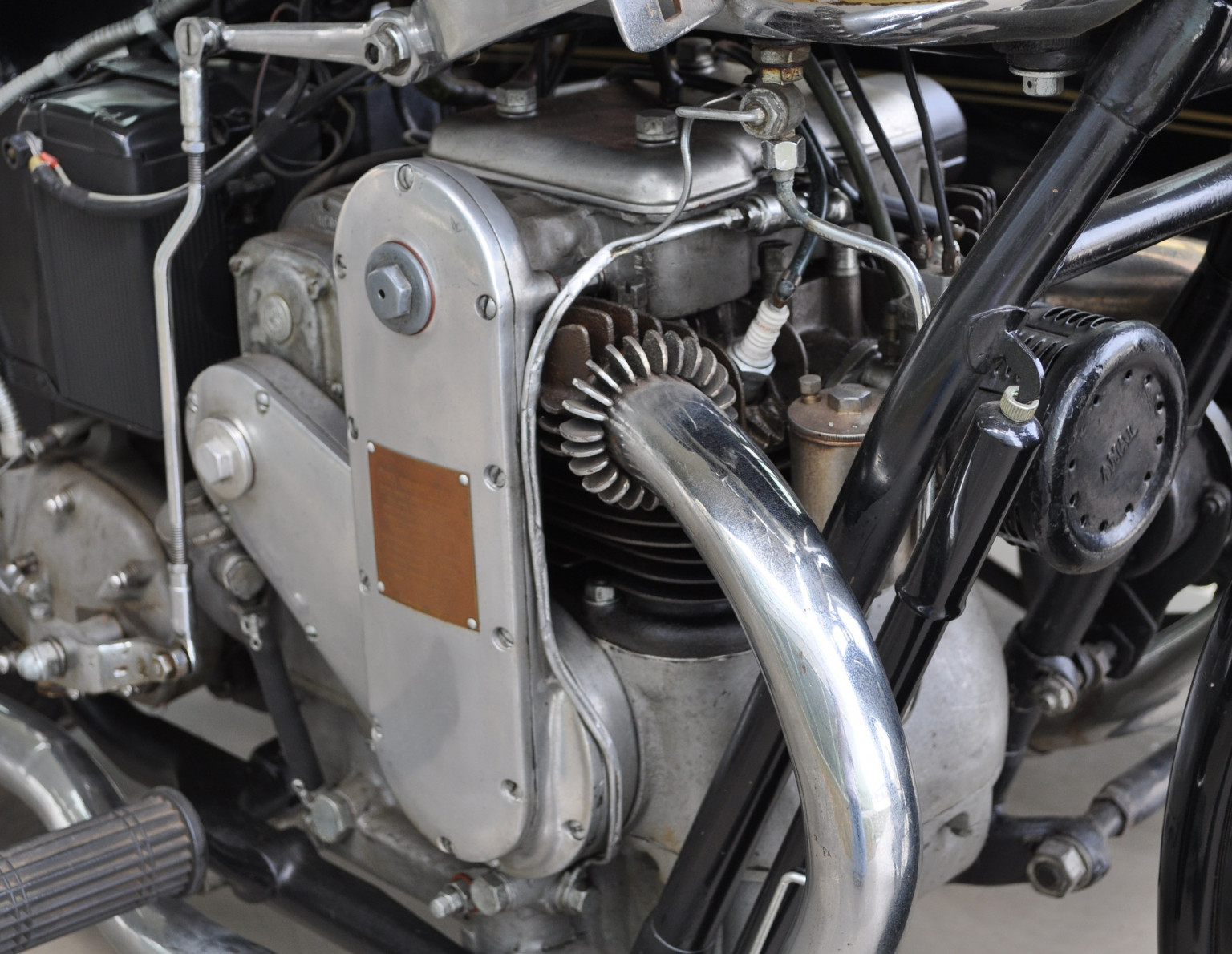 Ariel, 1932, Square Four with sidecar - Museo Nicolis