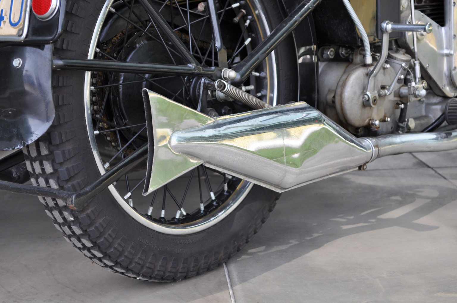 Ariel, 1932, Square Four with sidecar - Museo Nicolis