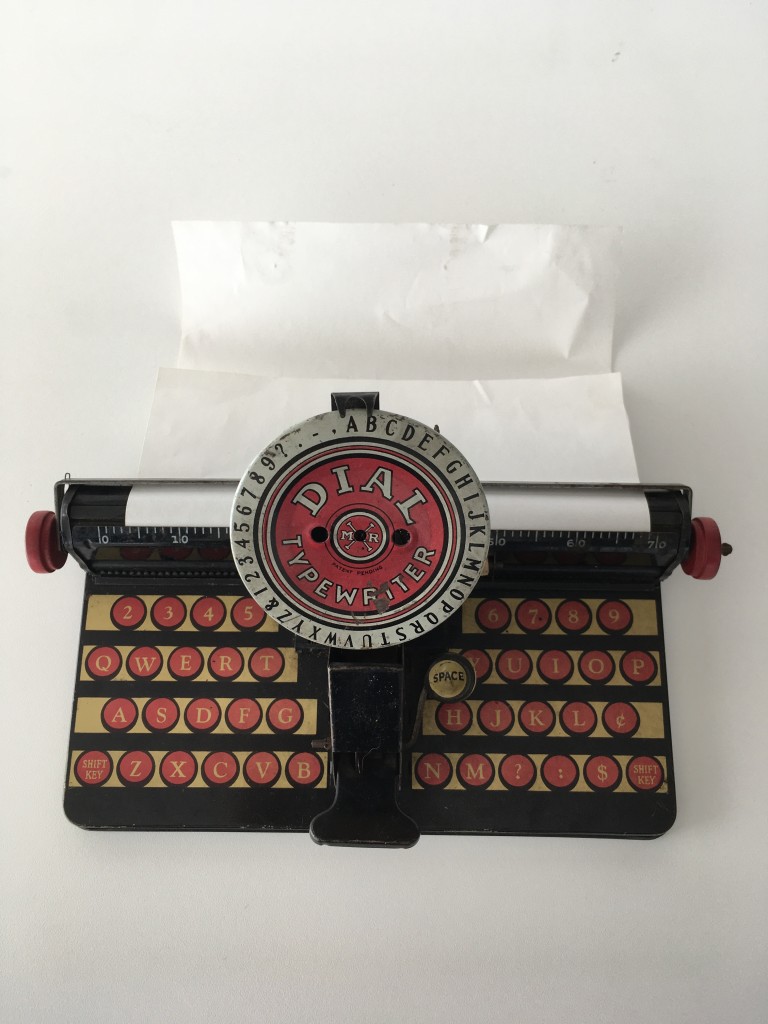 Dial, 1920, Typewriter Toy - Museo Nicolis